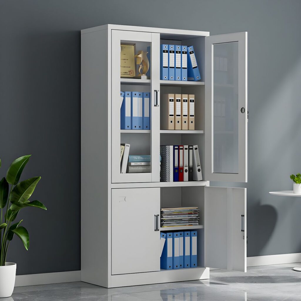 Office Storage Cabinet with Glass Doors - Furniture Shop Kenya - Office ...
